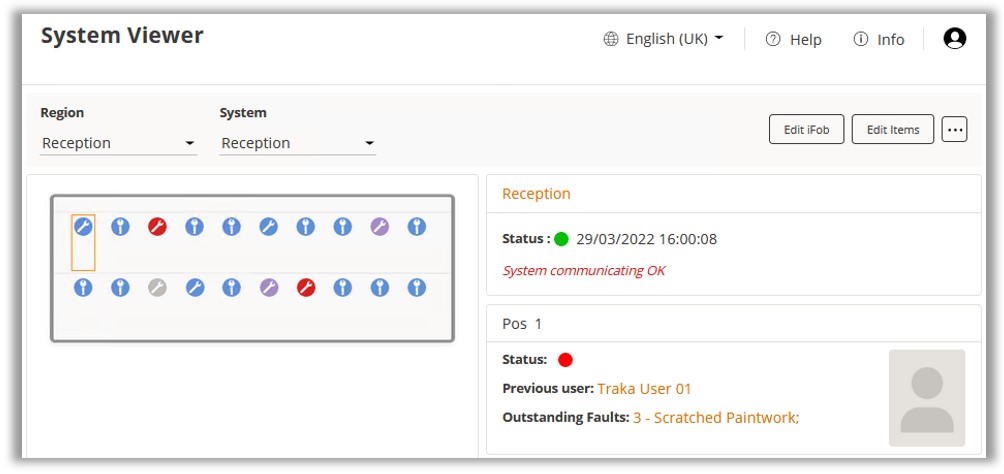 System Viewer Fault Display